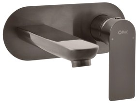 Slezák - RAV Vodovodní baterie umyvadlová vestavěná NIL - metal grey - kartáčovaná  Barva: Kovově šedá kartáčovaná