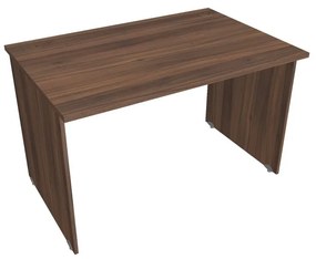 Stůl pracovní rovný 120 cm - Hobis Gate GS 1200 Dekor stolové desky: ořech, Dekor lamino podnože: ořech