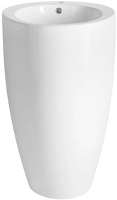 Aqualine Aqualine, Keramické umyvadlo volně stojící, 50x84cm, bílá, VS701