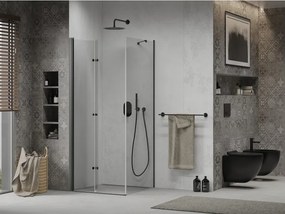Mexen Lima sprchový kout 120x120 cm, průhledná, černá, 856-120-120-70-00