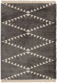 Šedý  koberec Lever Charcoal Rozměry: 120x170 cm