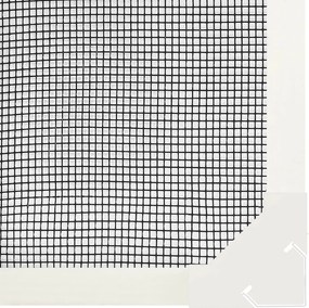 Magnetická okenní síť proti hmyzu bílá 120 x 140 cm 153853