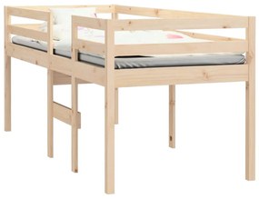 Patrová postel 80 x 200 cm masivní borové dřevo - Default Title
