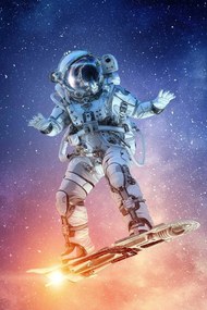 TP Fleecová deka 100x150 - Astronaut