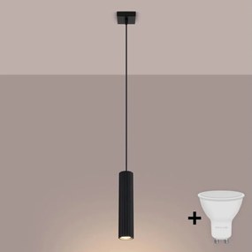 Brilagi - LED Lustr na lanku CRESTO 1xGU10/10W/230V černá