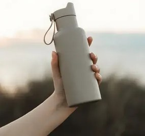 Vinga Balti béžová / Termoláhev / 500 ml / nerezová ocel / push víčko