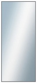 DANTIK - Zarámované zrcadlo - rozměr s rámem cca 60x140 cm z lišty Hliník platina | P03-019 (7003019)