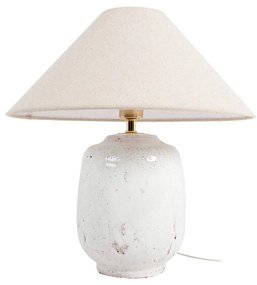 Stolní lampa Lucande Thalorin, výška 47 cm, keramika