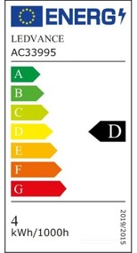 LED žárovka E14 OSRAM Filament 3,4 (40W) neutrální bílá (4000K) stmívatelná svíčka