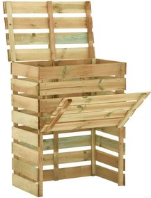 Laťkový zahradní kompostér 2 ks 80 x 50 x 100 cm borovice 3078136