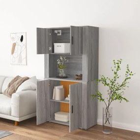 Skříň highboard šedá sonoma kompozitní dřevo 3185357