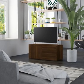 TV skříňka hnědý dub 80 x 34 x 36 cm kompozitní dřevo - Default Title
