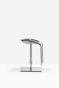 PEDRALI - Výškově stavitelná barová židle AROD 570 DS - transparentní kouřová