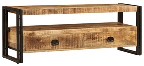 TV stolek 120 x 35 x 45 cm masivní mangovníkové dřevo 247402