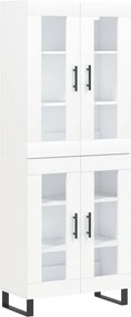 Skříň highboard bílá 69,5 x 34 x 180 cm kompozitní dřevo 3198297