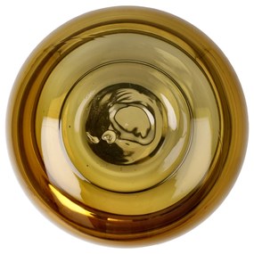 Goebel Designová váza Topaz Stone 1, medová, sklo