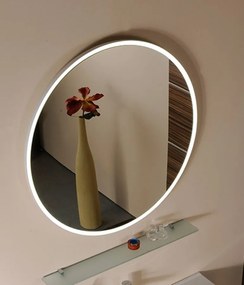 Sapho Sapho, FLOAT LED podsvícené zrcadlo, průměr 600mm, bílá, 22559