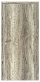 Doornite Interiérové dveře 80 P, 846 × 1983 mm, fólie, pravé, dub Grand, plné