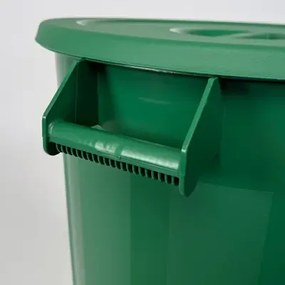 DENOX Odpadkový koš INDUSTRIAL 100 l černá / Ergonomická madla / HDPE