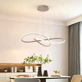 Brilagi - LED Stmívat. lustr na lanku INFINITY LED/80W/230V 80x80 cm béžová + DO