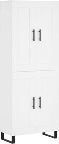 Skříň highboard bílá 69,5 x 34 x 180 cm kompozitní dřevo 3199705