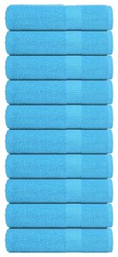 Ručníky do sprchy FROGN 10 ks tyrkysové 70x140 cm 360 g/m² 136979