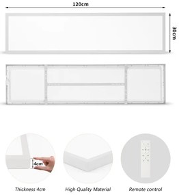 Brilagi-LED Stmív. koupelnové svítidlo FRAME SMART LED/50W/230V 120x30 IP44 + DO