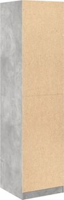 Šatní skříň betonově šedá 50 x 50 x 200 cm dřevotříska 3307786