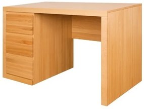 ImportWorld Psací stůl Amos masiv dub v80 x š120 x h60 cm (Barva dřeva: Dub bělený)
