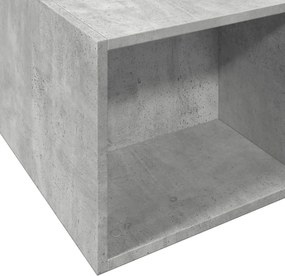 Rám postele betonově šedý 120 x 190 cm kompozitní dřevo 3280597