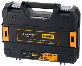 Příklepová vrtačka DEWALT x McLaren F1 Team 18V XR s bezuhlíkovým motorem – 1 × 4 Ah baterie + nabíječka