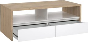 FALCO Konferenční stolek Nerea 319 jackson hickory/bílý lesk
