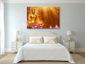 Obraz zlatý Budha Varianta: 120x80