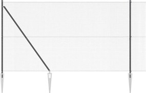 Svařované drátěné ploty s hroty 10 x 1,5 m Ocel potažená PVC 3352176