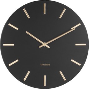 Nástěnné hodiny Charm 30 cm černé