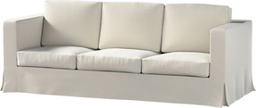 Potah na pohovku IKEA  Karlanda 3-místná nerozkládací, dlouhý barva šedá látka sametová