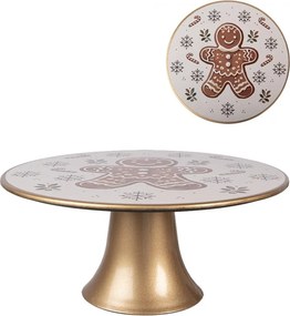 Plastový podnos na dort s perníčkem Gingerbread Magic - Ø 22*10 cm