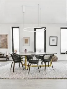 Závěsné LED svítidlo NOVA LUCE TARQUIN 37W 3000K 9345600 stmívatelné Triac