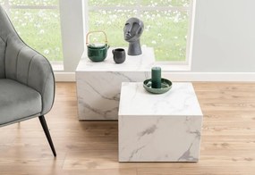 ACTONA Set 2 stolků DICE mramor 58x58cm 0000096361