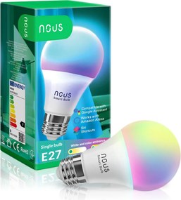 Nous P3Z Smart ZigBee Bulb Rgb E27: Inteligentní Led žárovka 2ks