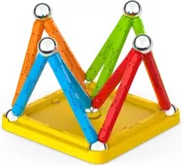 GEOMAG Magnetická stavebnice Supercolor / 25 dílků / od 3 let
