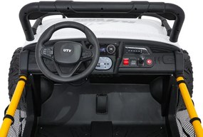 Elektrické autíčko Buggy UTV SPEED bílé