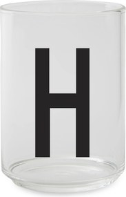 Skleněný pohár AJ písmeno H