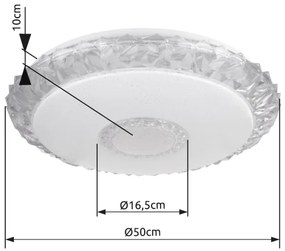 Globo 48413-40SH - LED Stm. stropní svítidlo EDDIE 40W/230V pr. 50 cm Tuya - DO