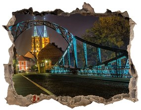 Wallmuralia Fototapeta díra na zeď 3D Most zamilovancýh 95x64 cm