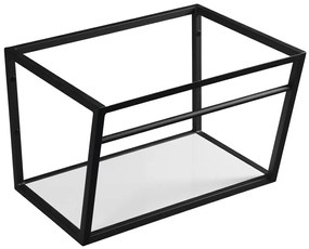 Sapho SKA 60 x 46 cm SKA101 konstrukce pod umyvadlo černá mat s bílou policí