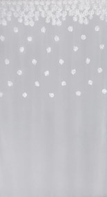 ZÁCLONA NA KROUŽCÍCH DIANA3 350X250 CM BÍLÁ