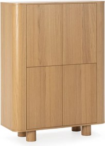 Skříňka v dekoru dubu v přírodní barvě 100x133x40 cm Padoc – MOME