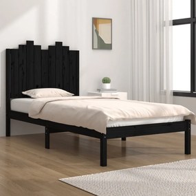 vidaXL Rám postele masivní borovice 90 x 200 cm [3103767] Barva: Černá