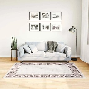 Koberec pratelný 120 x 180 cm světle béžový 337948